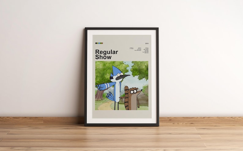 Regular Show Poster: Minimalist TV Series Art Print - Etsy