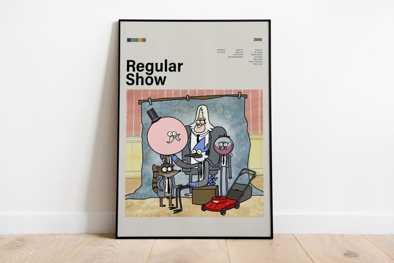Regular Show Poster: Minimalist TV Series Art Print - Etsy