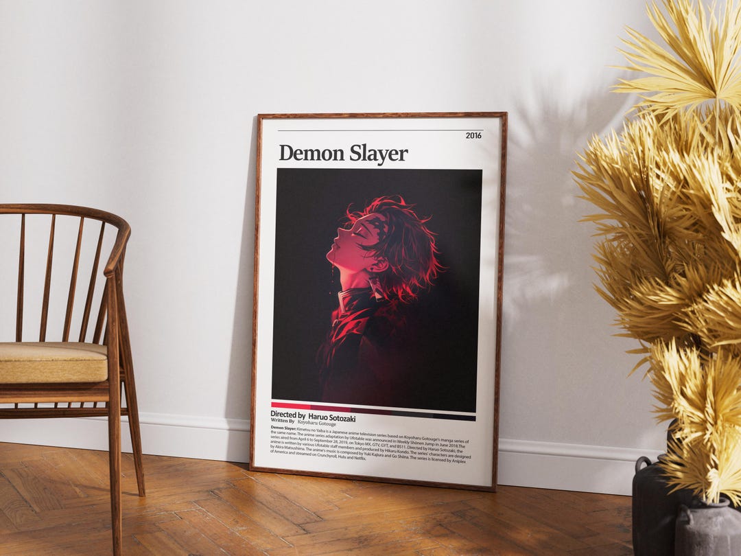 Demon Slayer Poster, Demon Slayer Print, Demon Slayer Anime Print ...