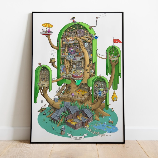 Adventure Time Poster - Etsy
