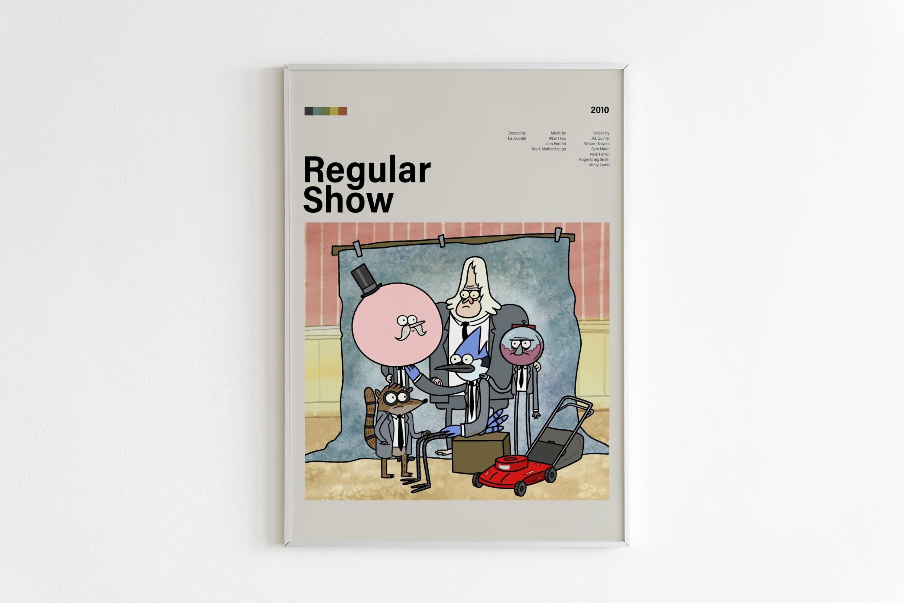Regular Show Poster: Minimalist TV Series Art Print - Etsy