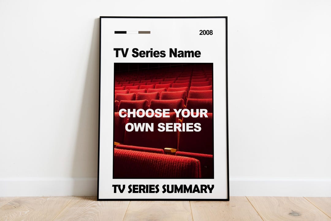Custom Tv Series Poster, Custom Poster Print, Personalized Tv Series ...