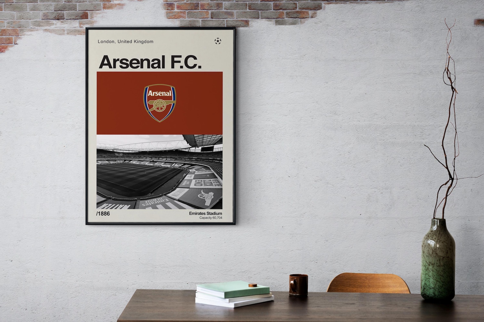 Arsenal Emirates Stadium Poster: Sports Bedroom Wall Art - Etsy