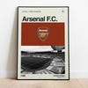 Arsenal Football Poster Stickers - AFC Print Vintage Retro A4 Print ...