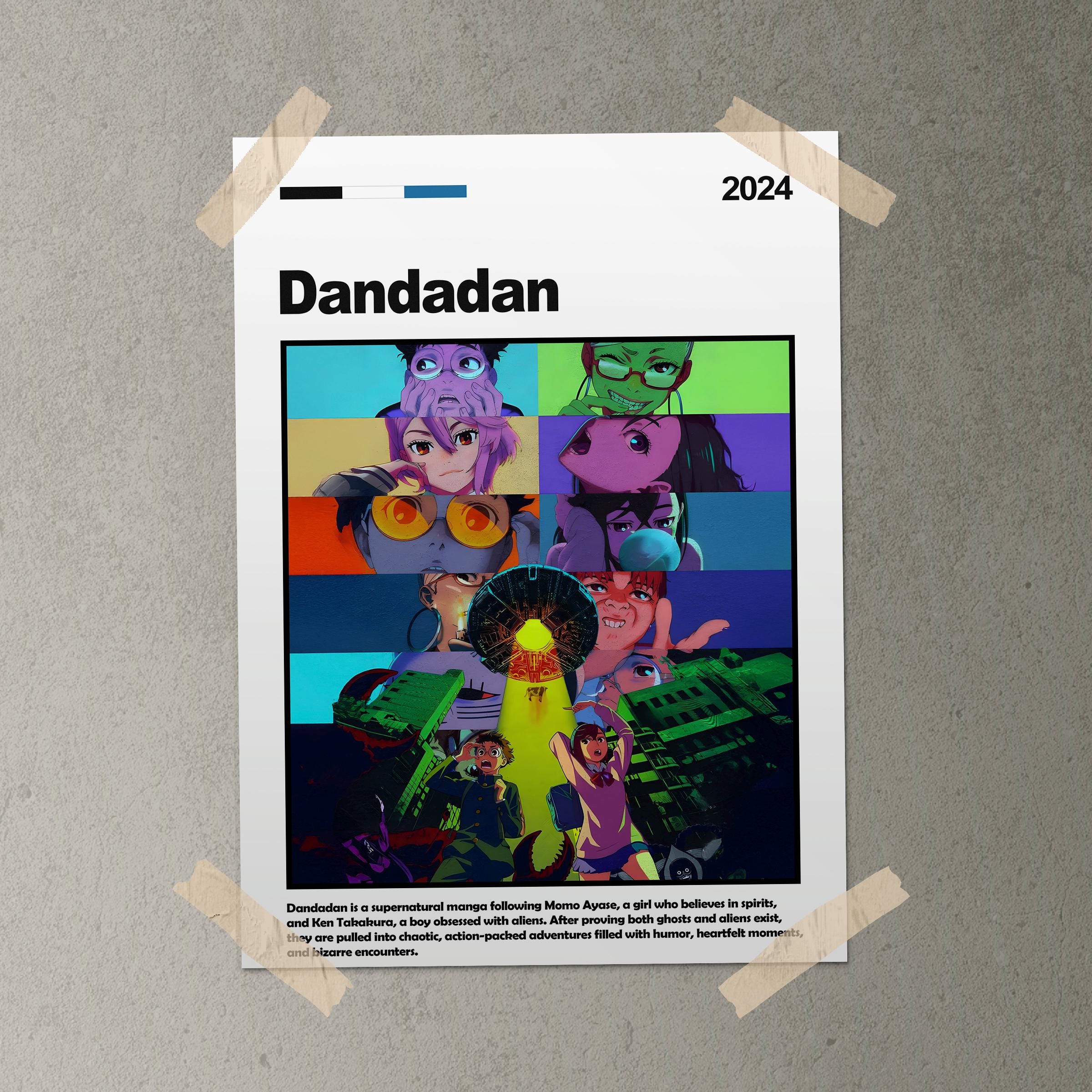 Dandadan Poster, Dandadan Anime Print, Anime Poster, Anime Manga Art ...