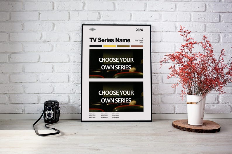 Custom TV Series Poster: Personalized Matte Art Print - Etsy
