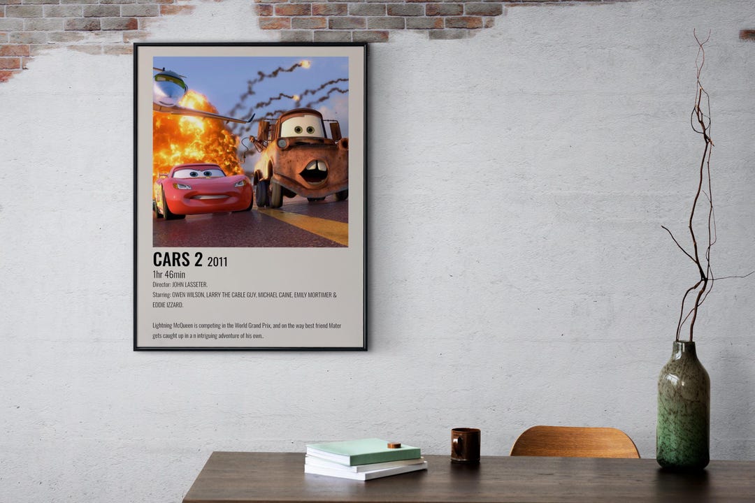 Cars Poster Cartoon Posters Animation Posters Movie Posters Kids Room ...