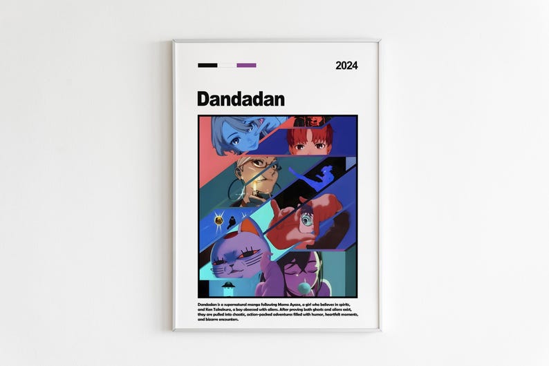 Dandadan Poster, Dandadan Anime Print, Anime Poster, Anime Manga Art ...