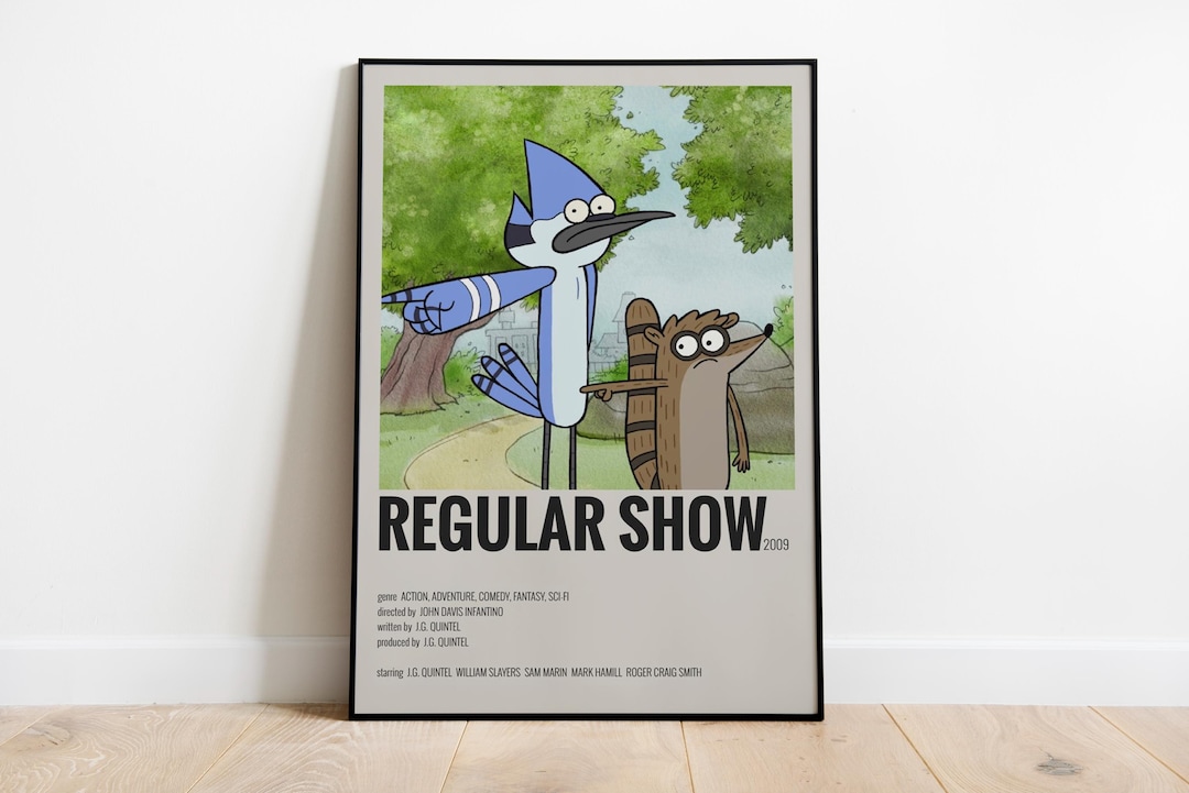 Regular Show, Regular Show Poster, Digital Print, Minimalist Poster ...