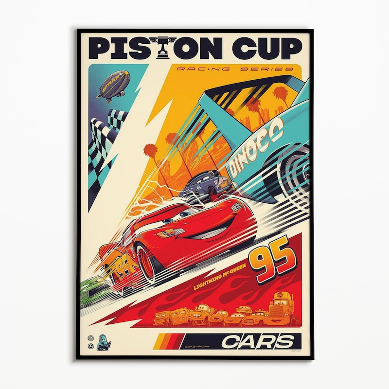 Cars Movie Poster - Etsy