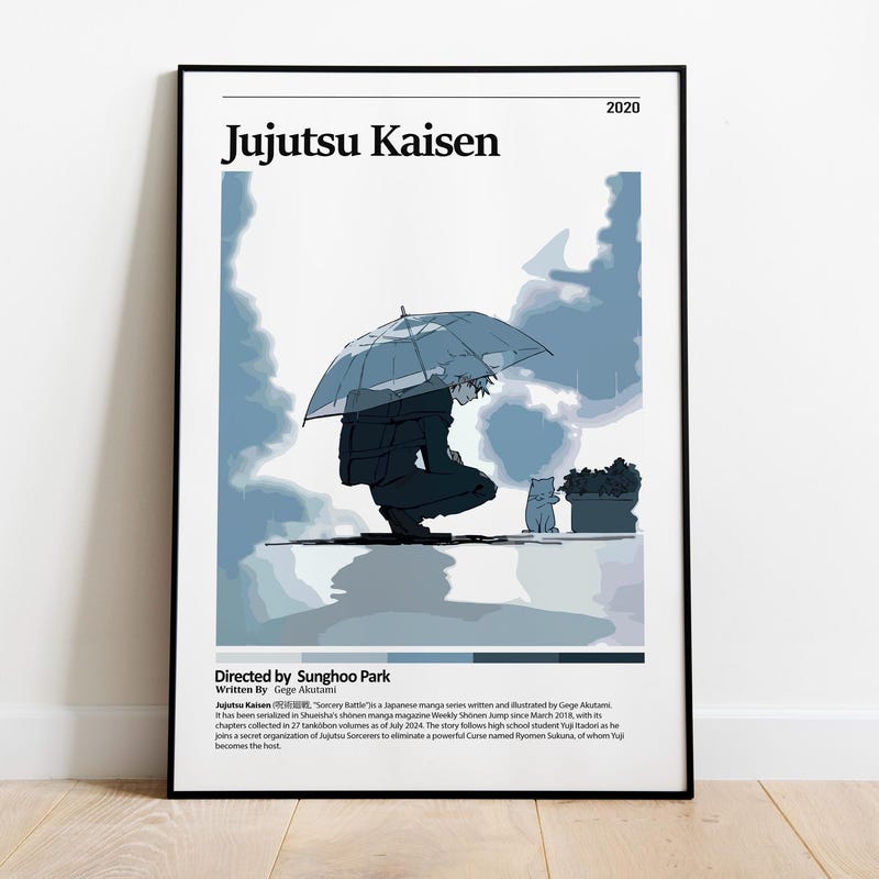 Jujutsu Kaisen Poster - Etsy