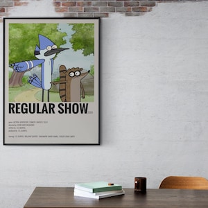 Regular Show Poster: Minimalist TV Series Art Print - Etsy