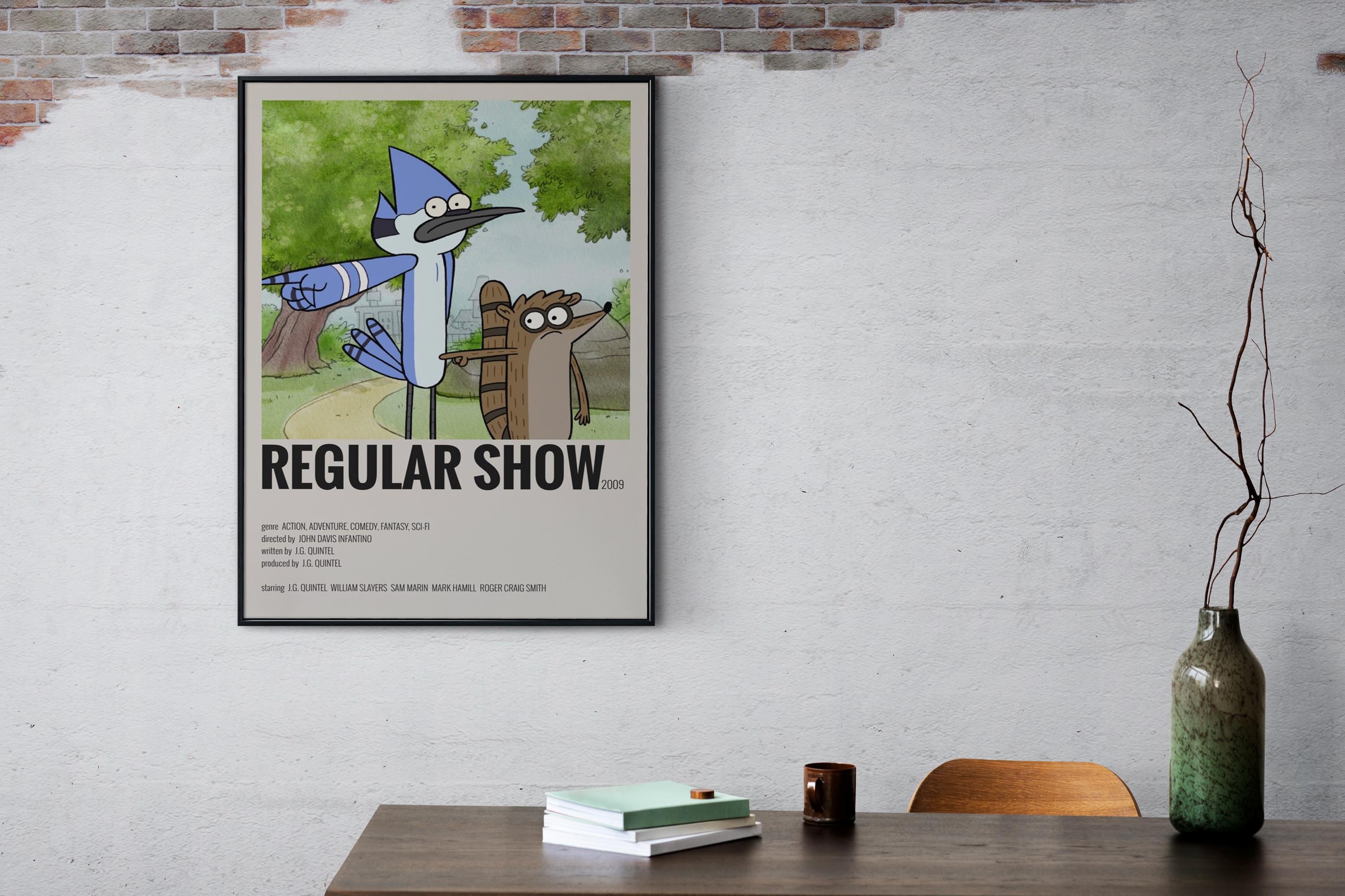 Regular Show Poster: Minimalist TV Series Art Print - Etsy