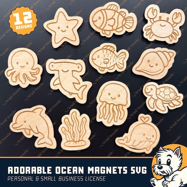 Ocean Magnets - Etsy