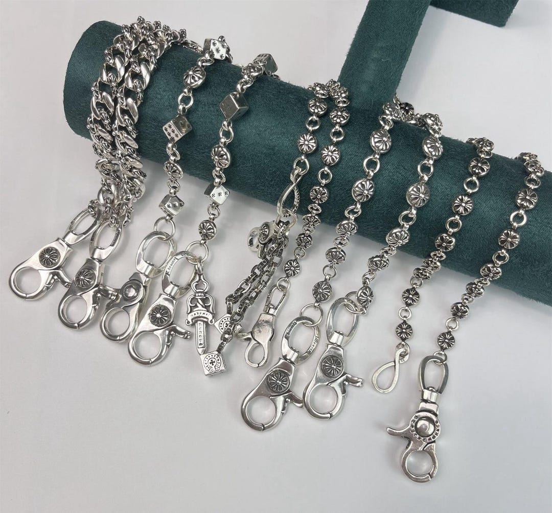 Chrome Hearts Wallet Chain,cross Wallet Chain, Punk Wallet Chain,retro ...
