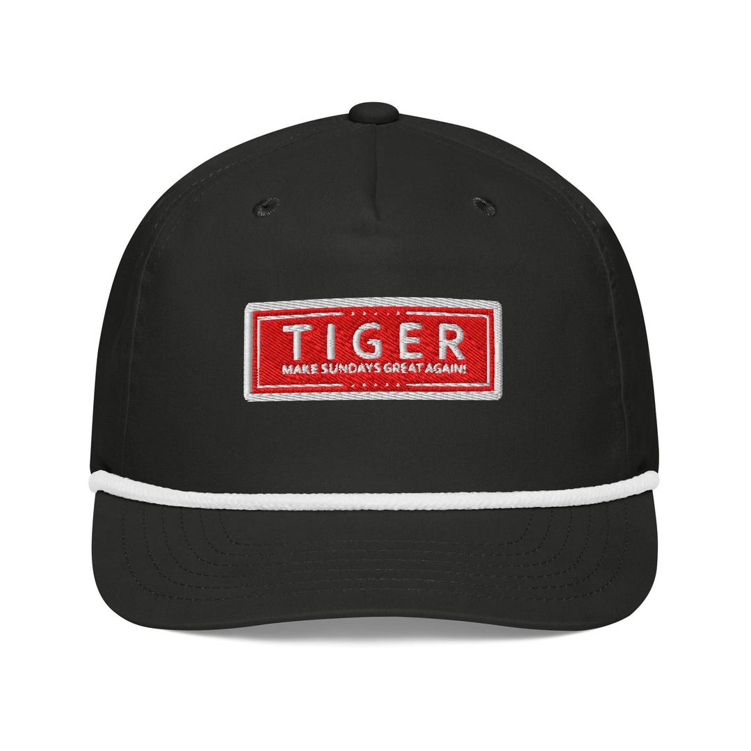 Tiger Make Sunday Great Again Rope Golf Hat - Golf Hat, Golf Cap, Golf ...