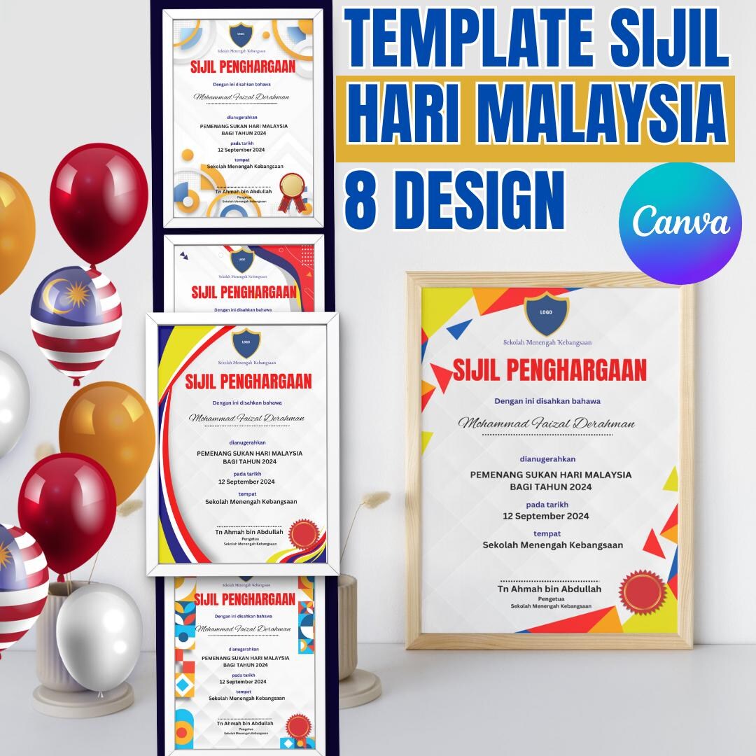 SIJIL HARI MALAYSIA - Etsy