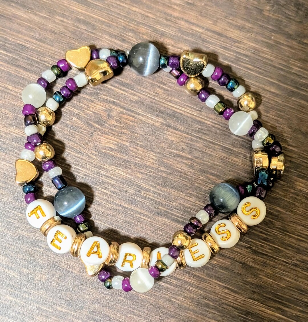 Taylor Swift fearless Friendship Bracelet - Etsy