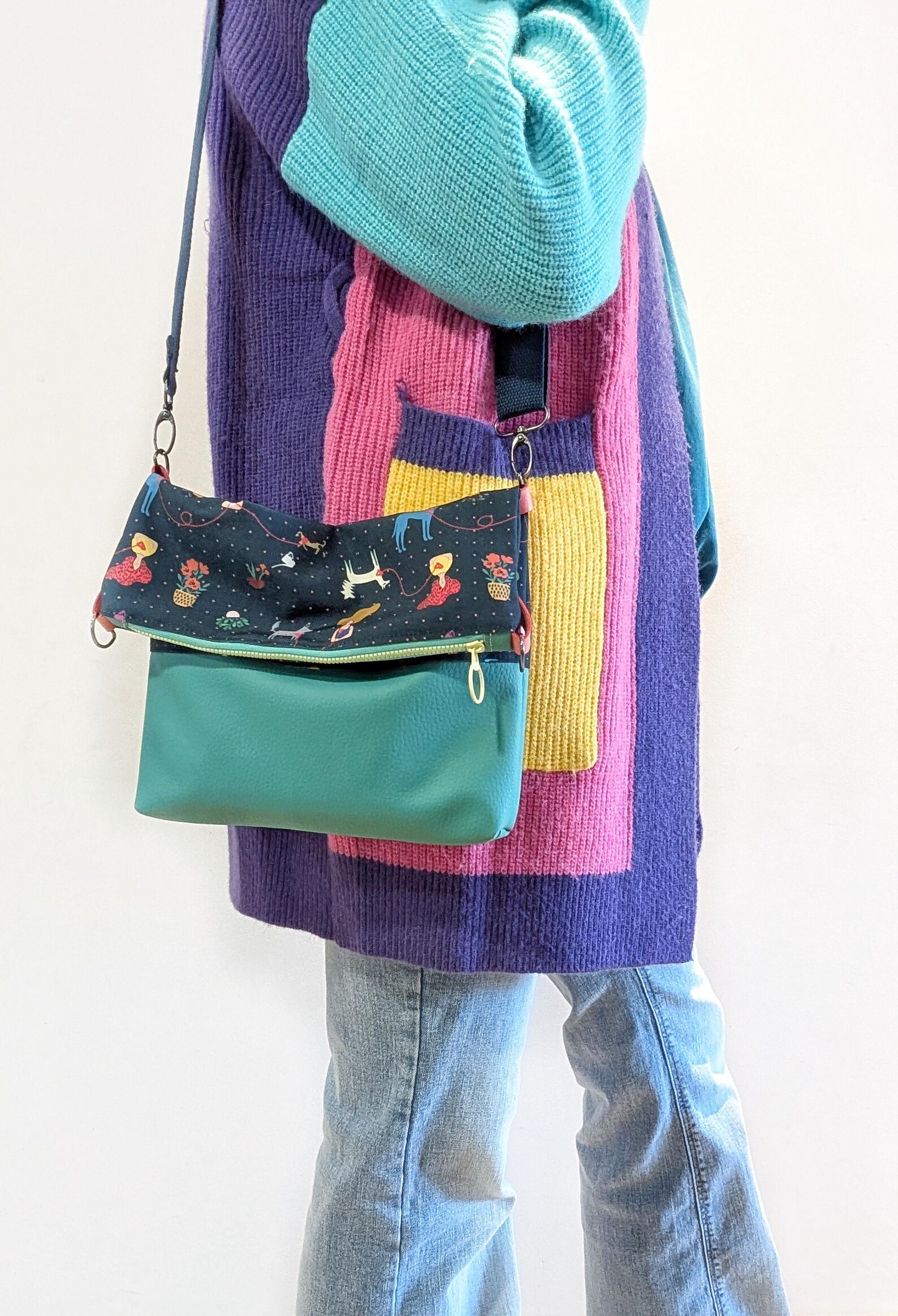 2-in-1 Bag: Transformable Tote With Unique Design, Bag 2 in 1, Green ...