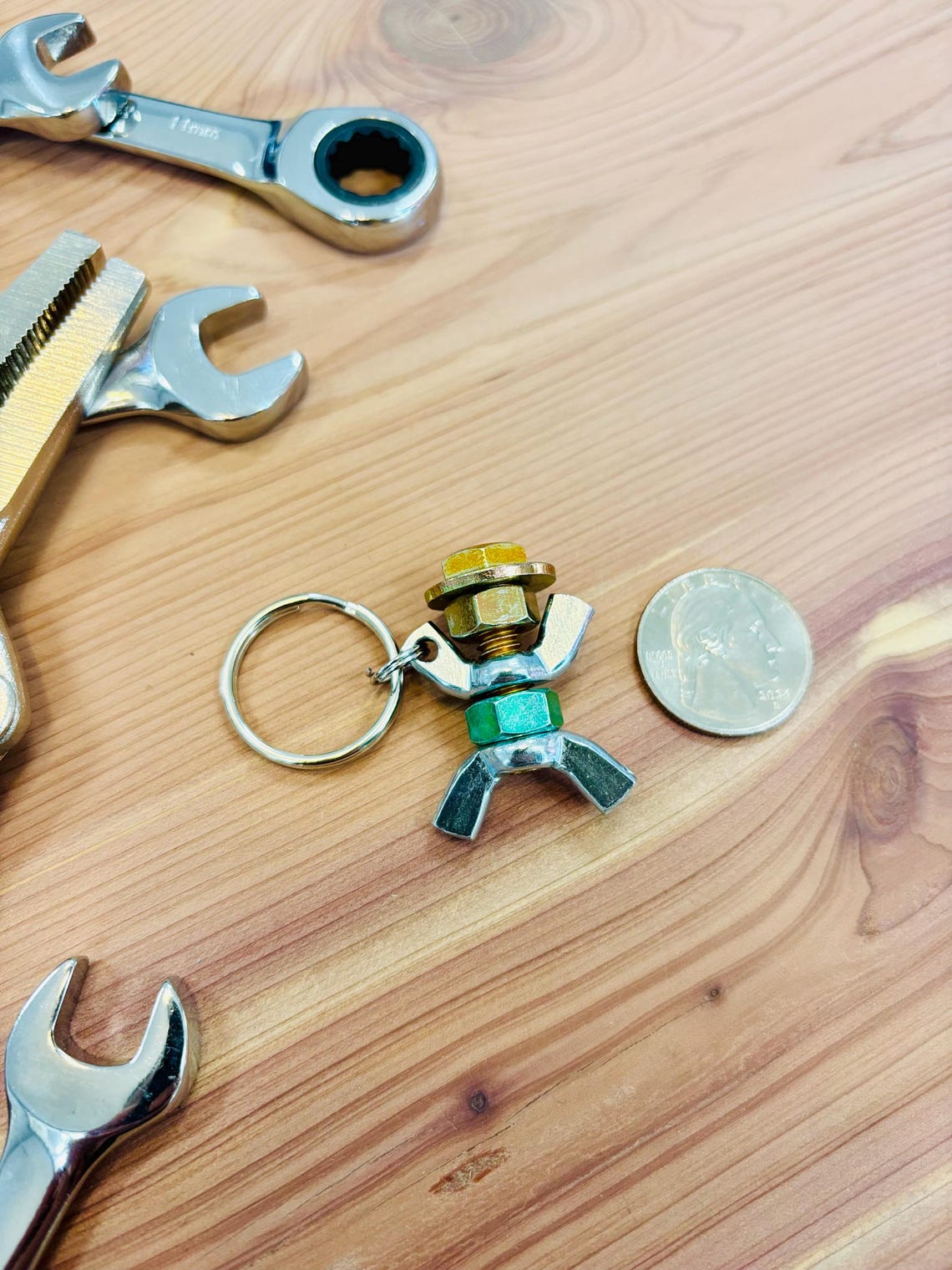 Nut and Bolt Key Chain | Custom Nut and Bolt Figure Key Chain ...