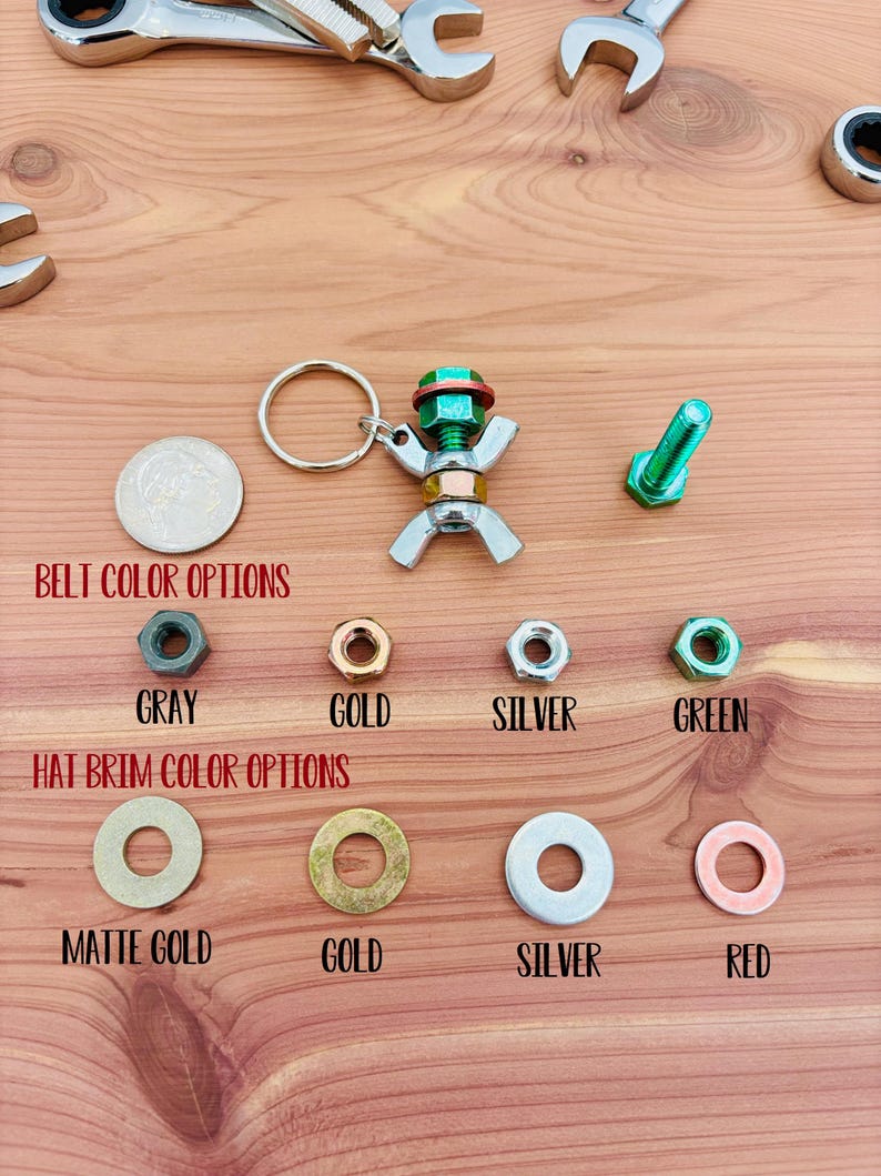 Nut and Bolt Key Chain | Custom Nut and Bolt Figure Key Chain ...