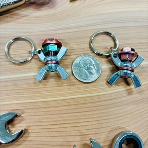 Nut and Bolt Key Chain | Custom Nut and Bolt Figure Key Chain ...
