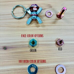 Nut and Bolt Key Chain | Custom Nut and Bolt Figure Key Chain ...