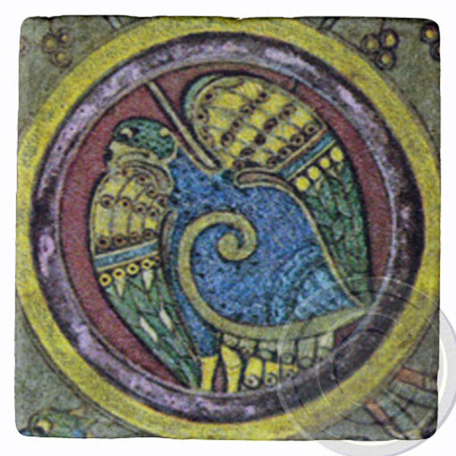 Book of Kells Set of 4 Irish Coasters Ireland | Etsy