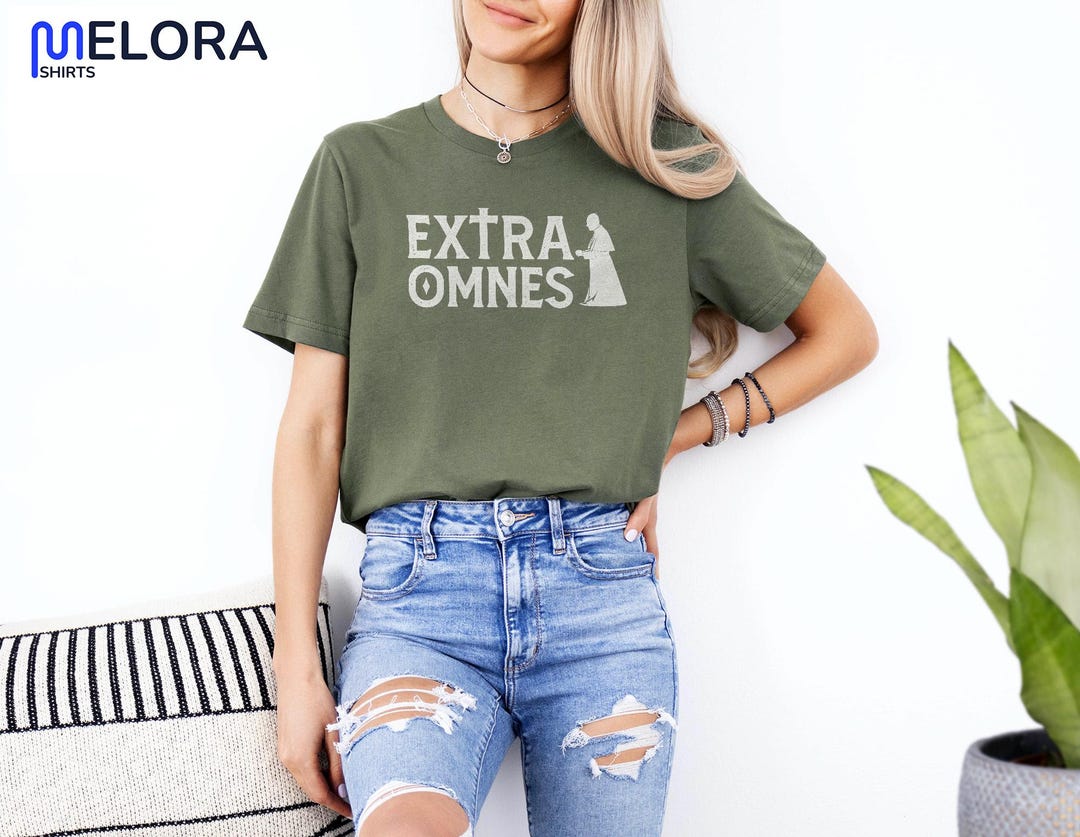Extra Omnes T-shirt, Catholic Shirt, Christian Tee, Religious Apparel, Catholic Gift, Spiritual ...