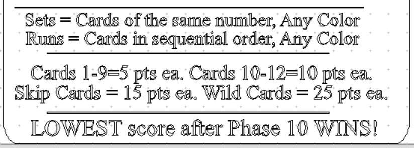 8 Player Phase 10 Score Card SVG, CR3D Digital Files - Etsy