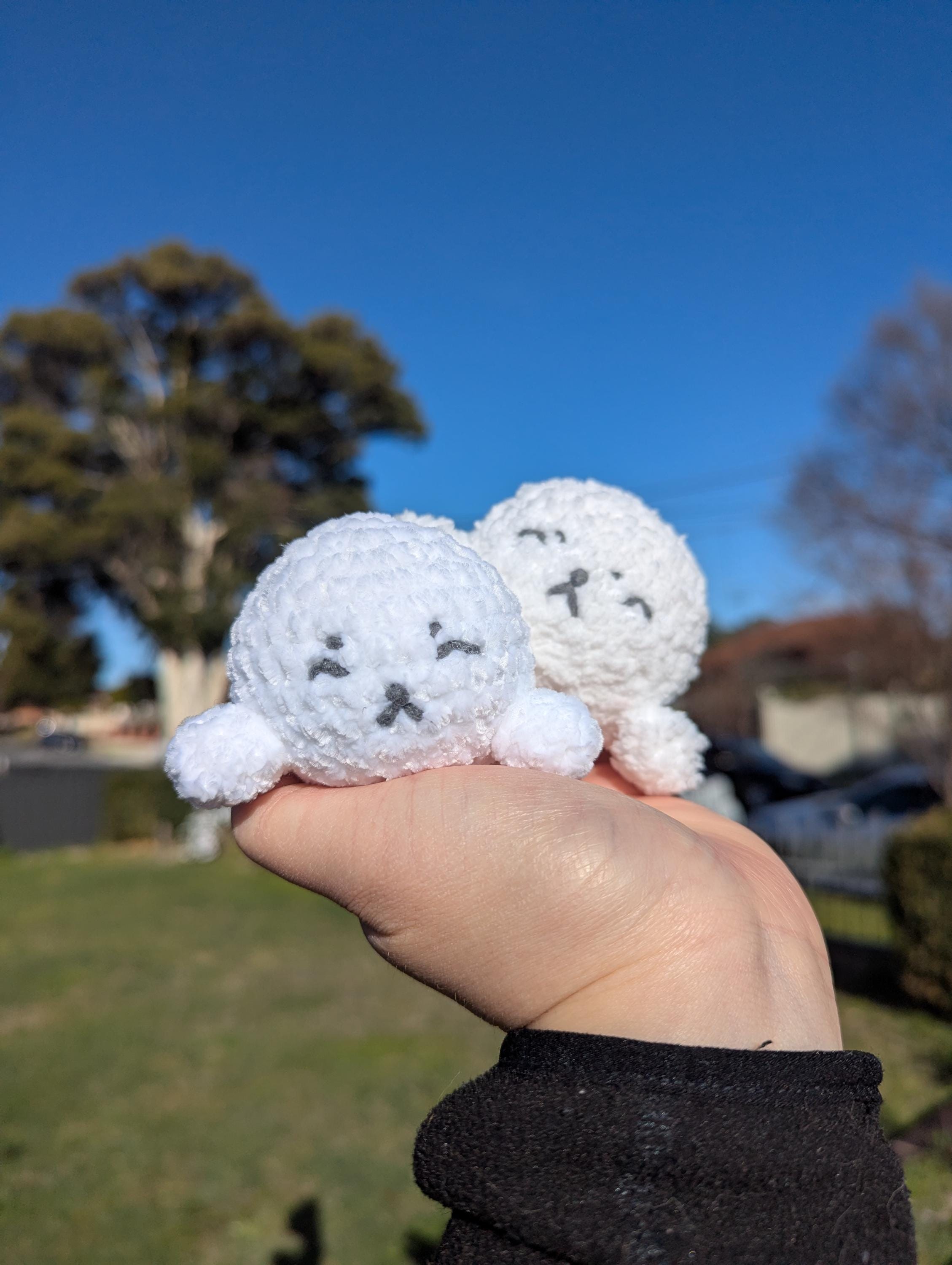 Love and Deepspace Zayne Snow Seal Crochet Plushie Keychain - Etsy