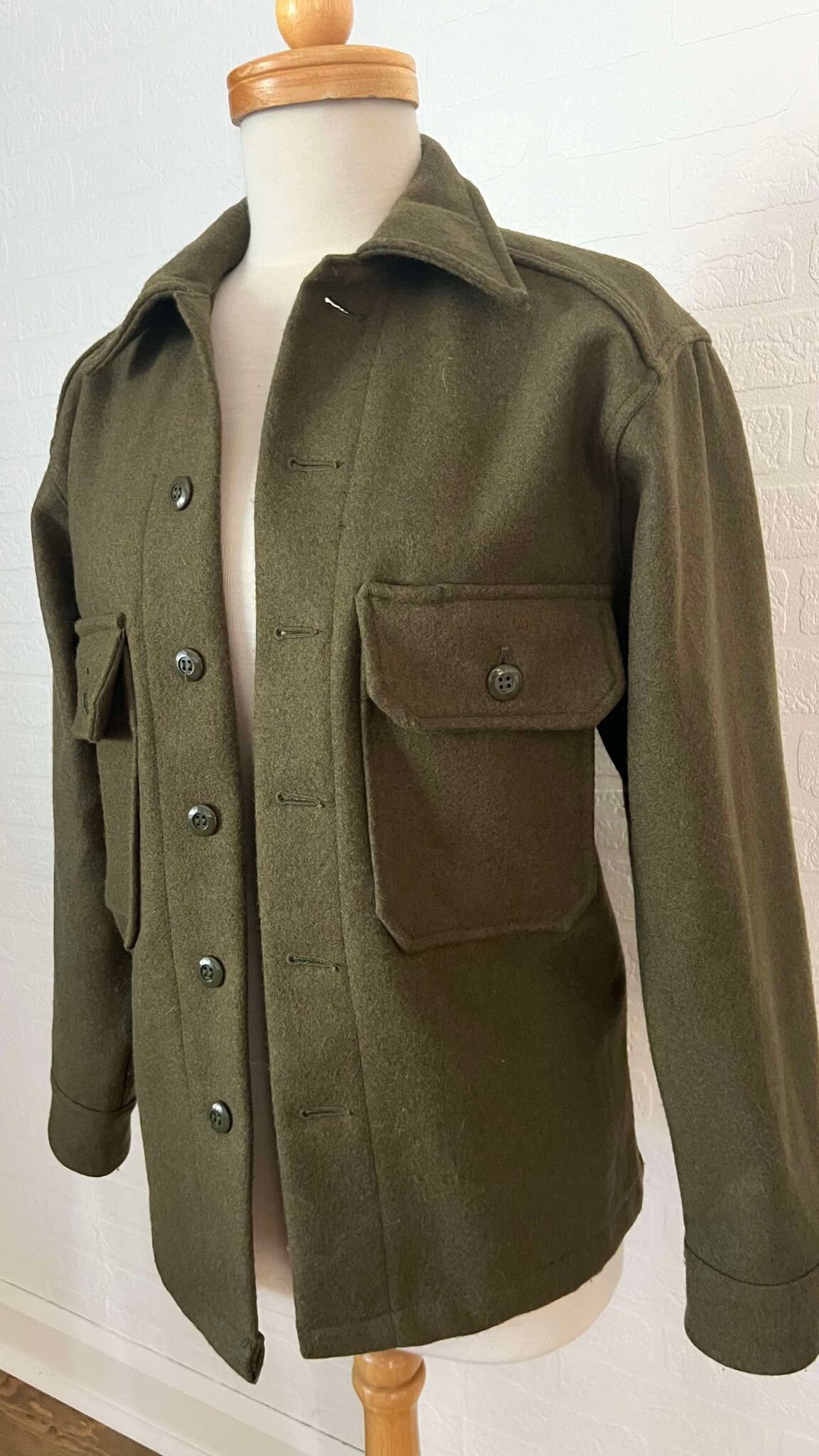 Vintage Canadian Military Wool Jacket / Chaos No.9 - Etsy