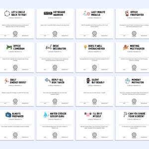 Funny Employee Appreciation Awards | Editable Office Superlatives ...