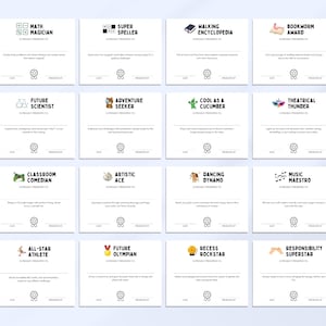 Printable Funny Class Superlatives | End of Year Student Awards ...