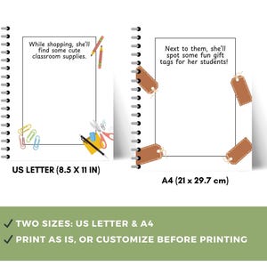 Editable Teacher Appreciation Booklet | DIY Teacher Gift From Kids ...