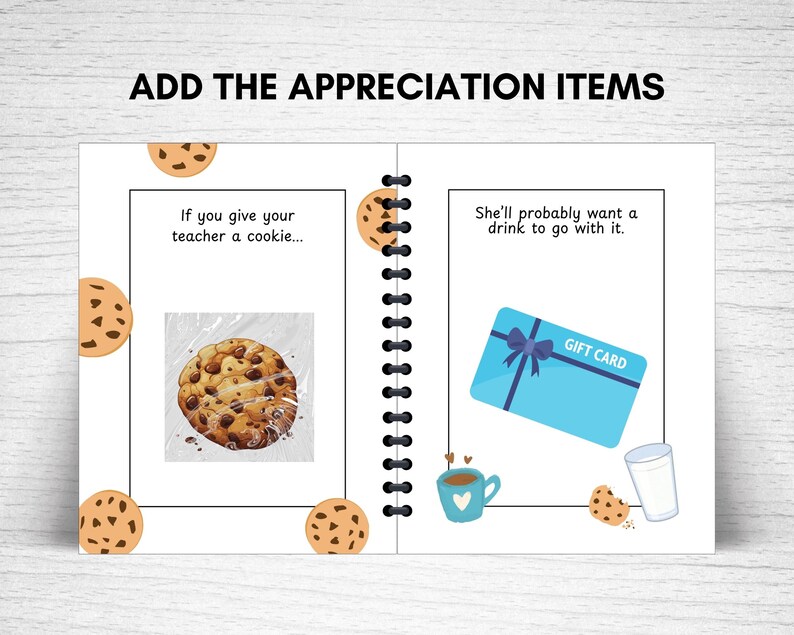 Editable Teacher Appreciation Booklet | DIY Teacher Gift From Kids ...