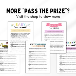 Pass the Prize Teacher Edition | Pass the Gift Teacher Game | Teacher ...