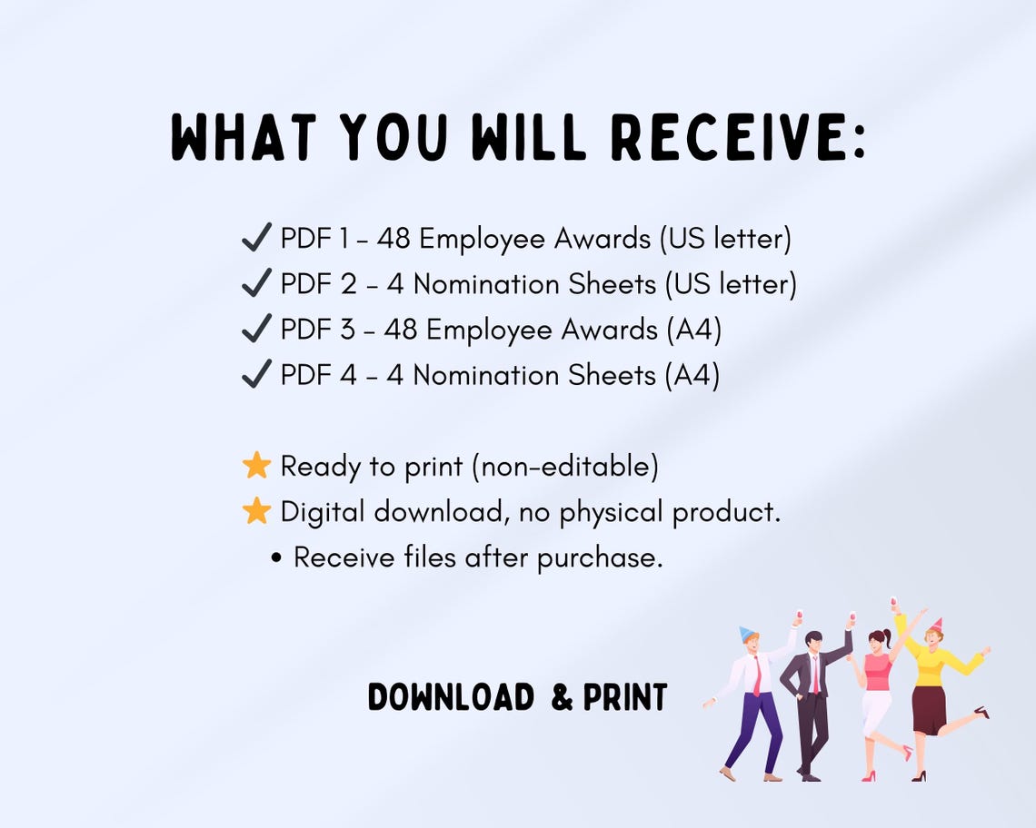 Employee Appreciation Awards Funny | Printable Office Superlatives ...