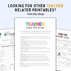 Funny Teacher Awards | Editable Staff Awards for Teachers | Teacher ...