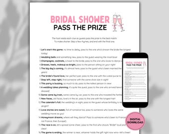 Pass the Prize Baby Shower Game Printable | Baby Shower Pass the ...