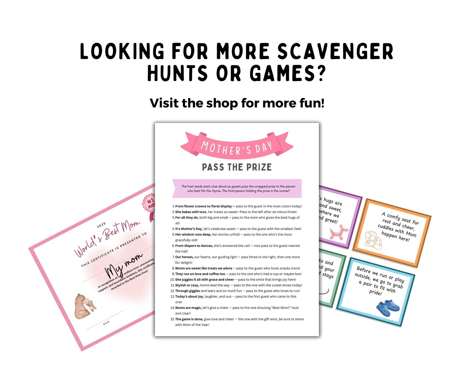 Pregnancy Announcement Scavenger Hunt for Siblings | Printable Baby ...