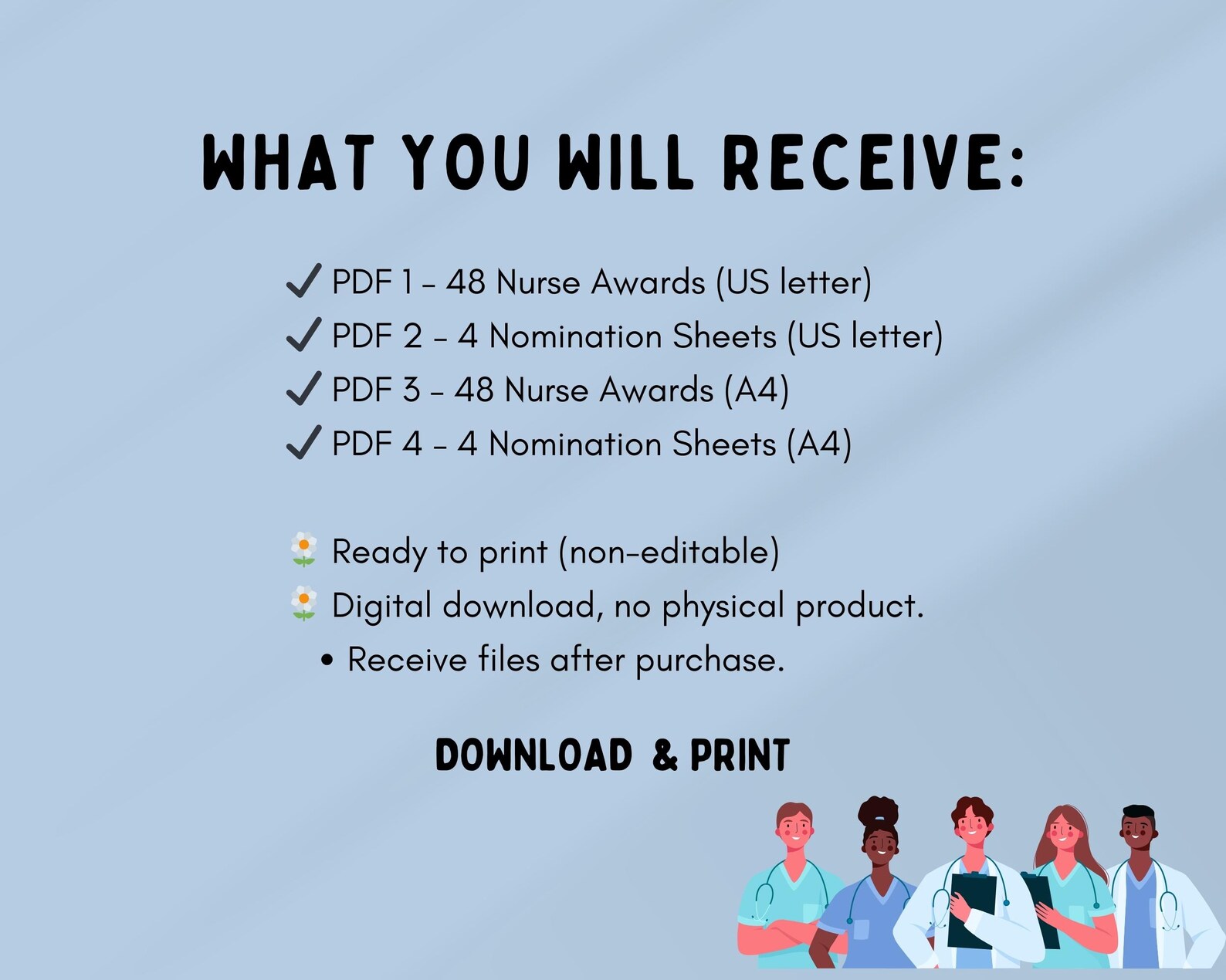 Printable Nurse Superlatives Awards | Funny Nursing Appreciation ...