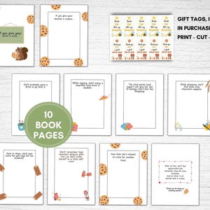 Editable Teacher Appreciation Booklet | DIY Teacher Gift From Kids ...