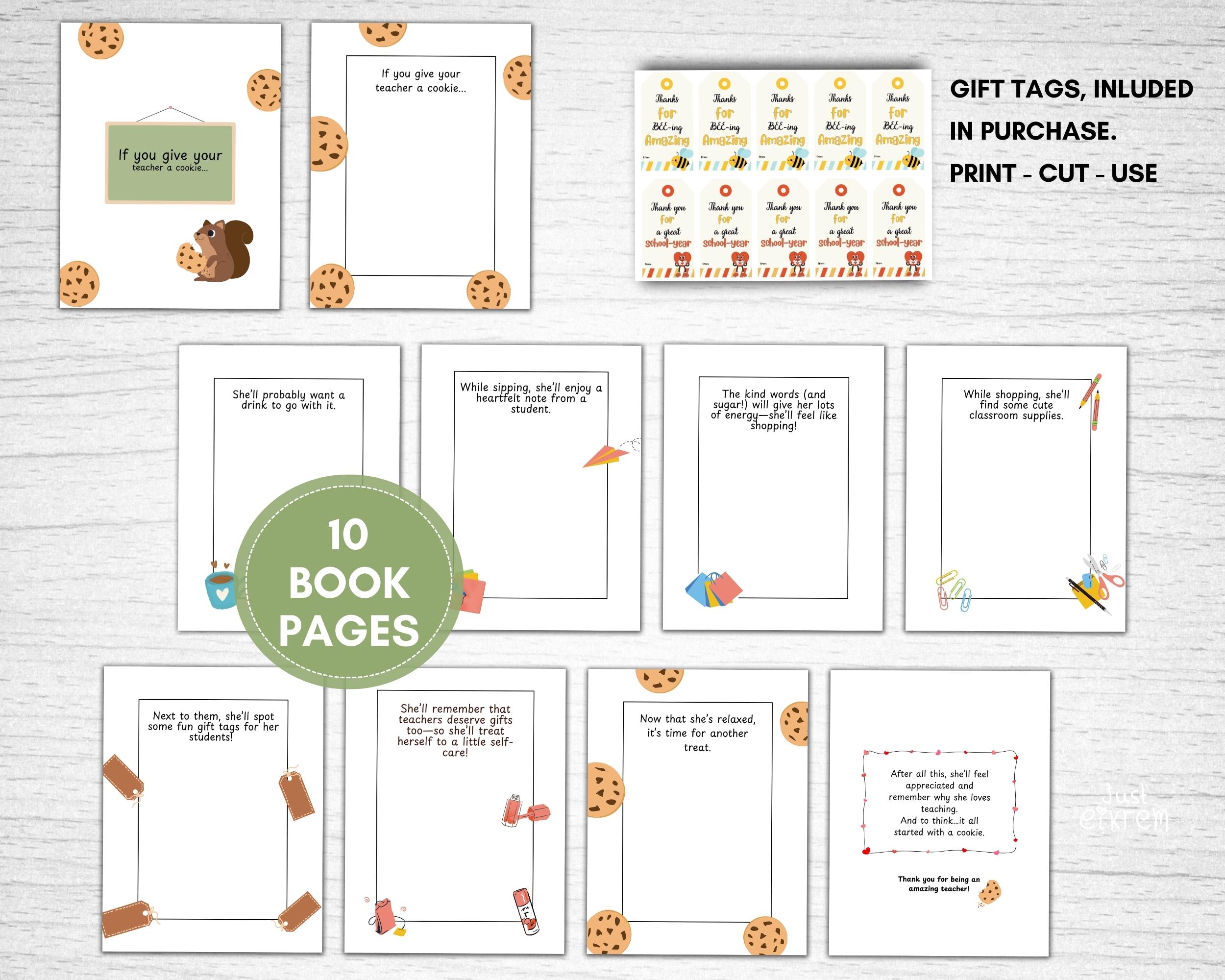 Editable Teacher Appreciation Booklet | DIY Teacher Gift From Kids ...