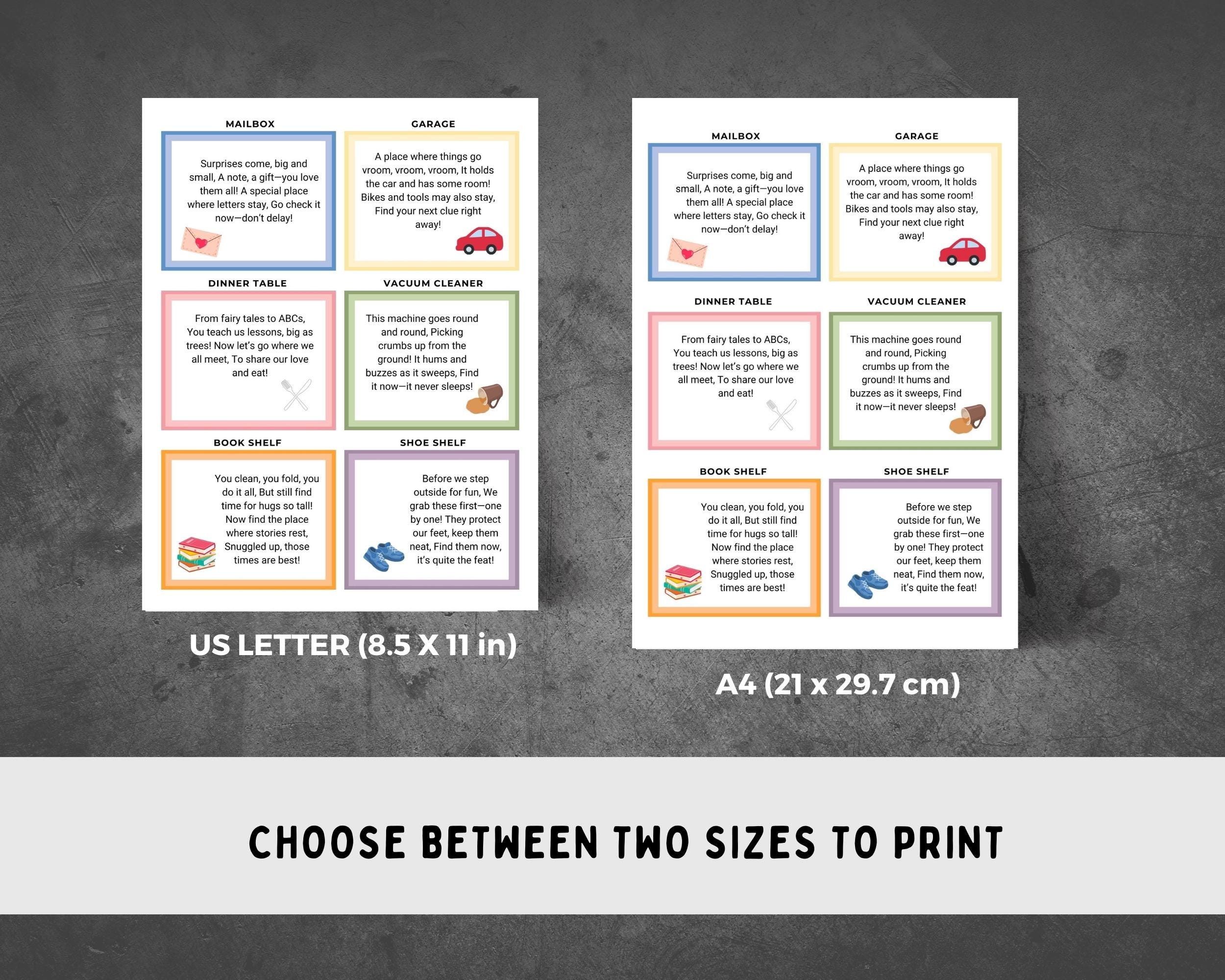 Mother's Day Scavenger Hunt Game | Printable Gift for Mom, Grandma, or ...