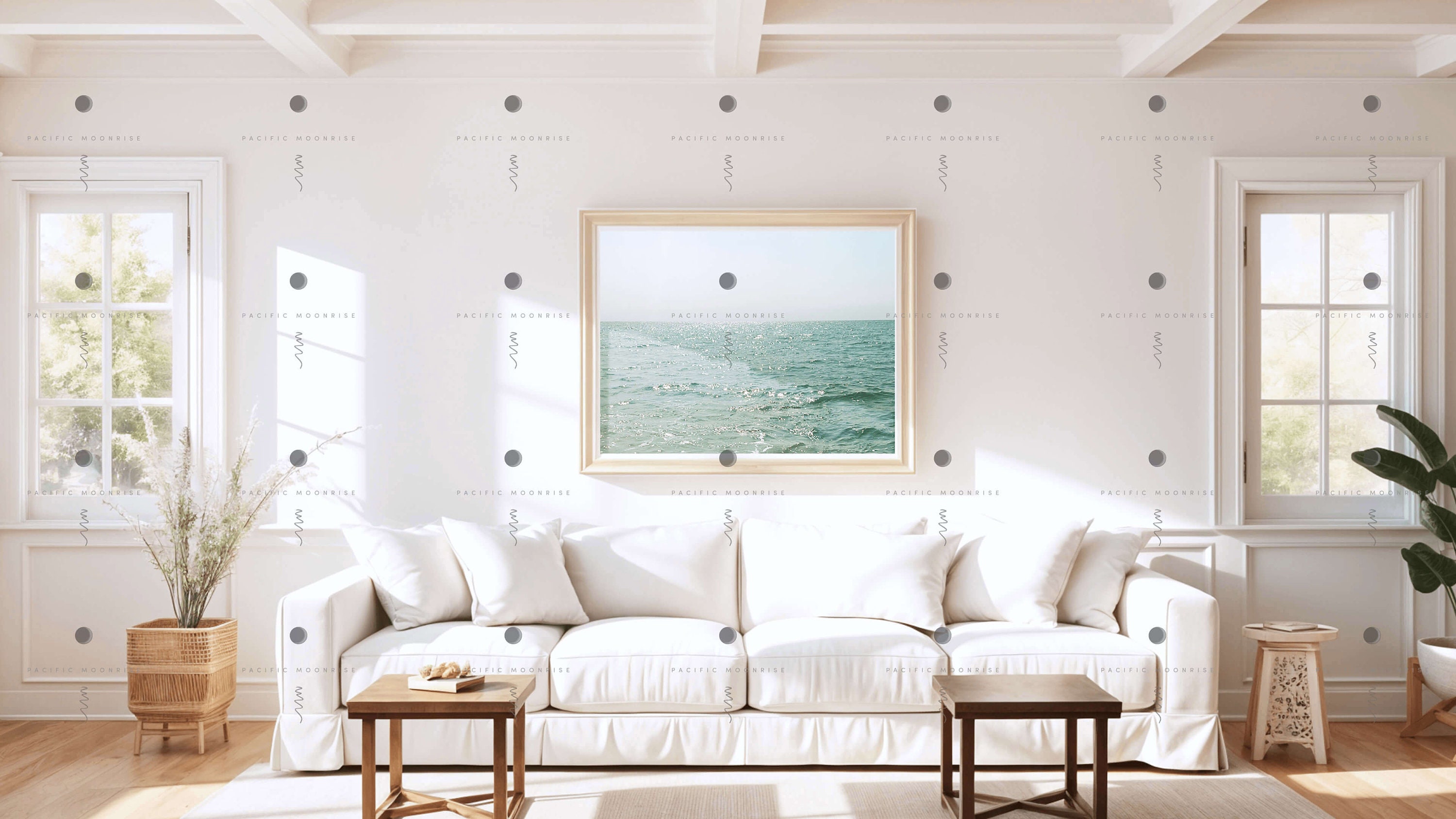 Virtual Livingroom Background for Zoom, Microsoft Teams, Google Meet ...