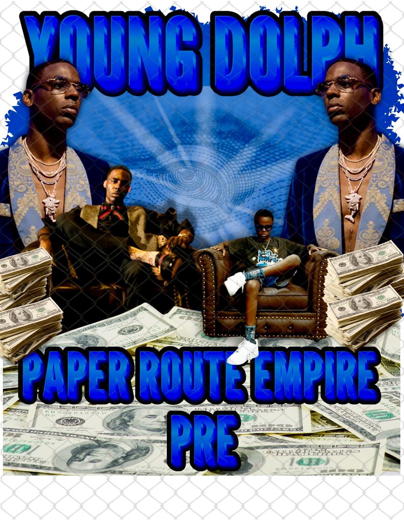 Young Dolph T-shirt Template & PNG - Etsy