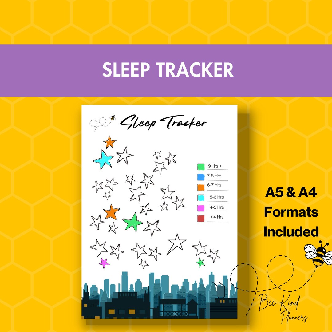 Sleep Hygiene Tracker | Monthly Sleep Tracker | Printable Journal Page | Sleep Quality | Bullet ...