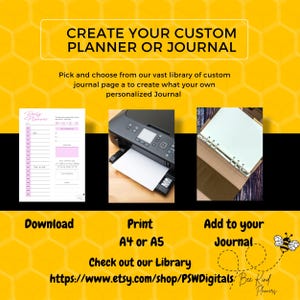 Printable Journal Page Pink Daily Itinerary Pink Printable Page Pink ...