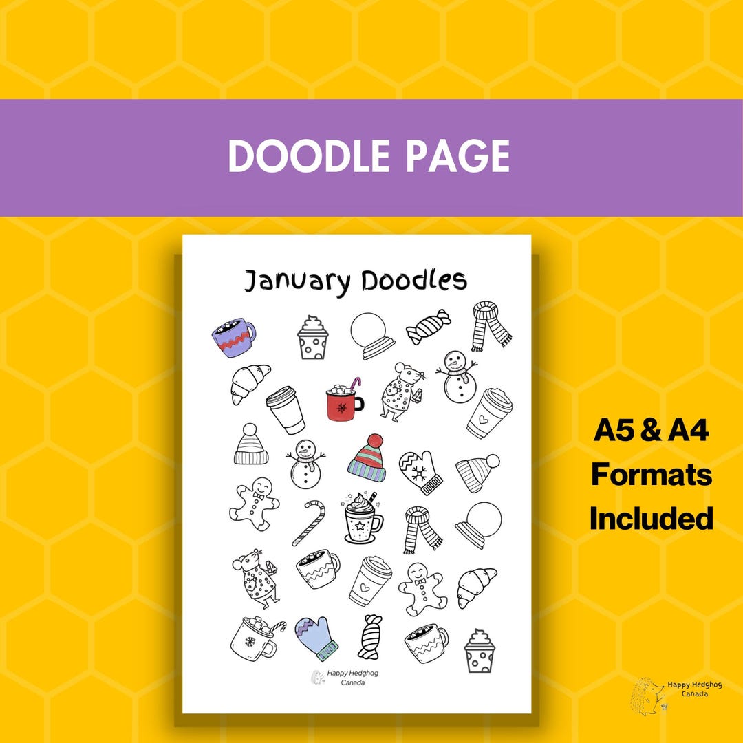 Printable Journal Page | Coloring Pages | Doodle of the Day Journal ...